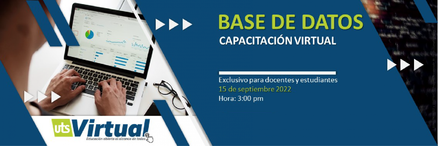 Capacitación virtual Bases de Datos Institucionales – UTS Virtual